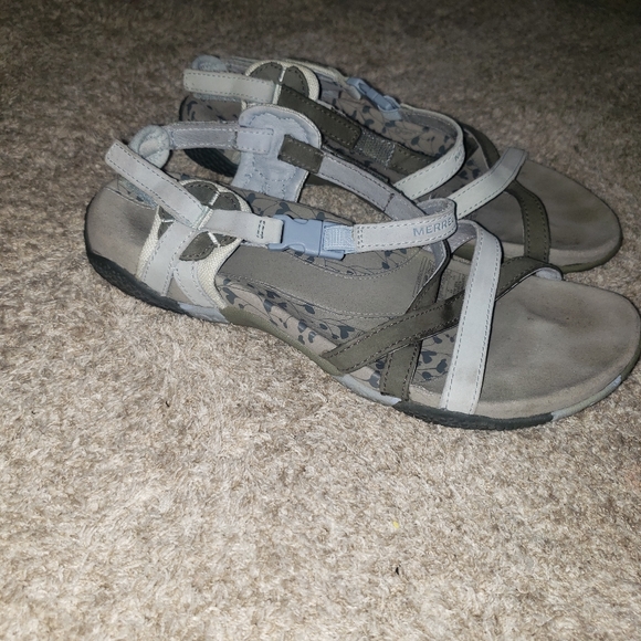 Merrell | Shoes | Merrell Womens Sandspur Rose Sport Leather Sandals ...